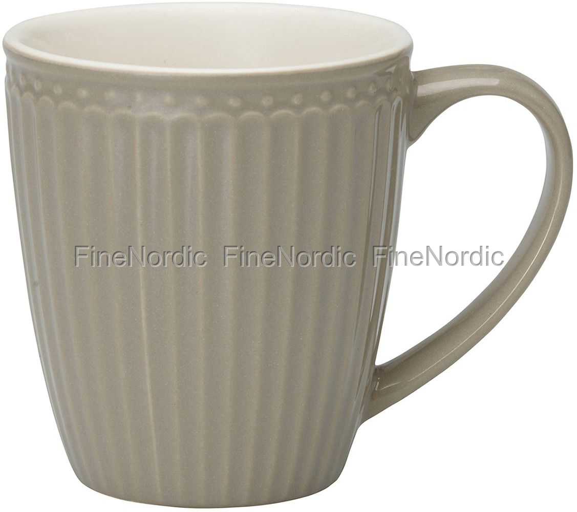 GreenGate Krus - Mug Alice Warm Grey