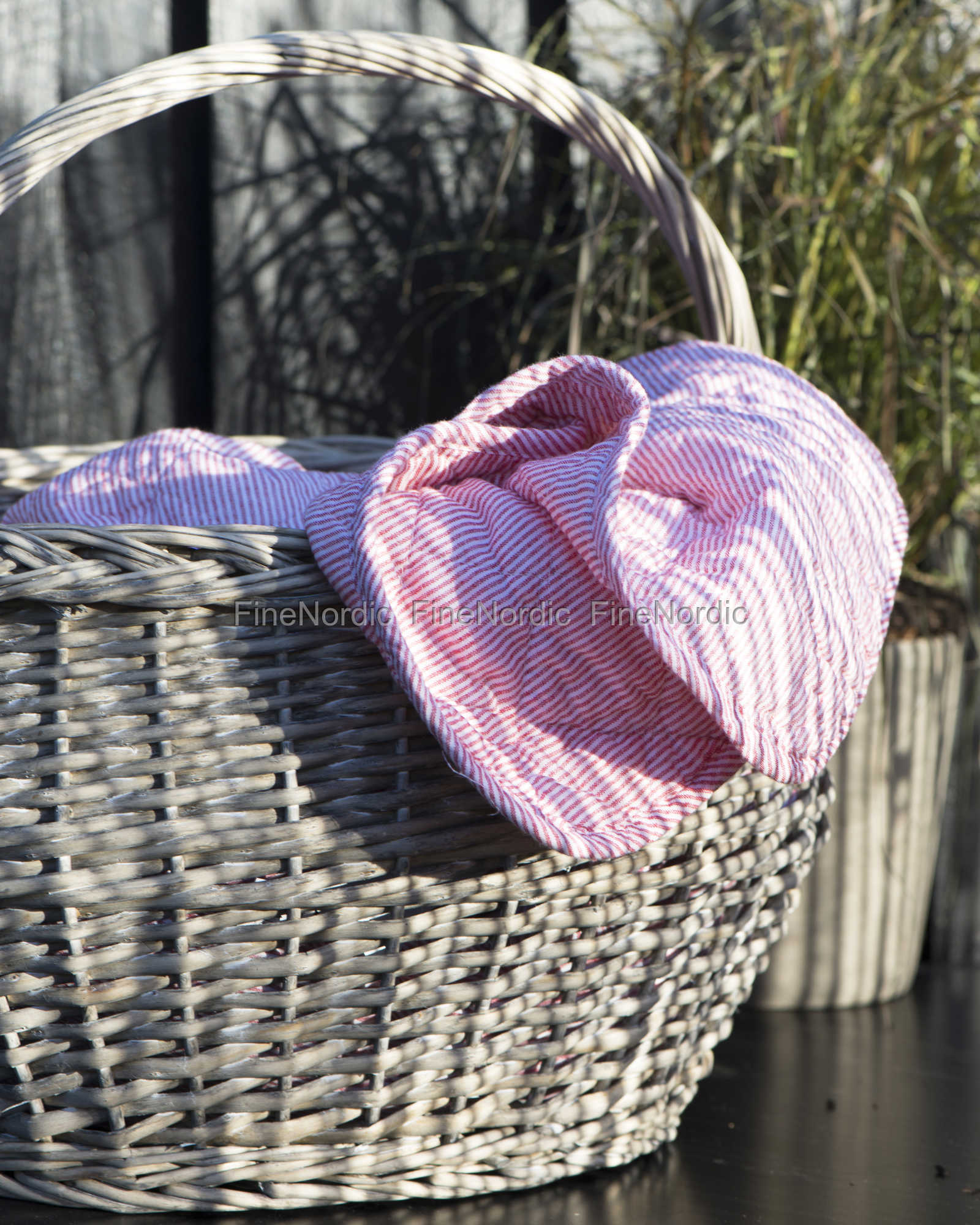 Ib Laursen Kurv Oval med Hank på langs