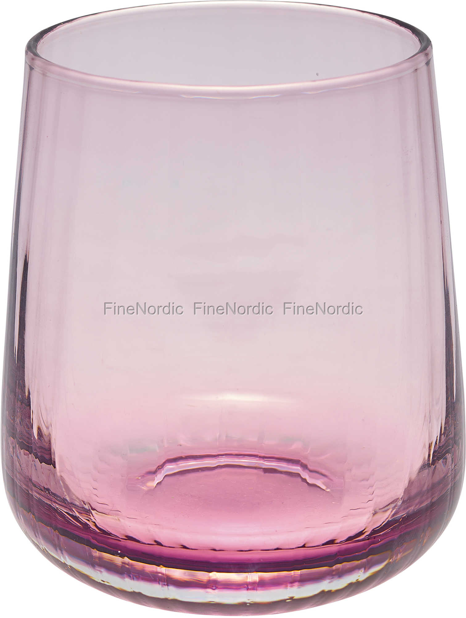 GreenGate Vandglas - Water Flute Plum Small