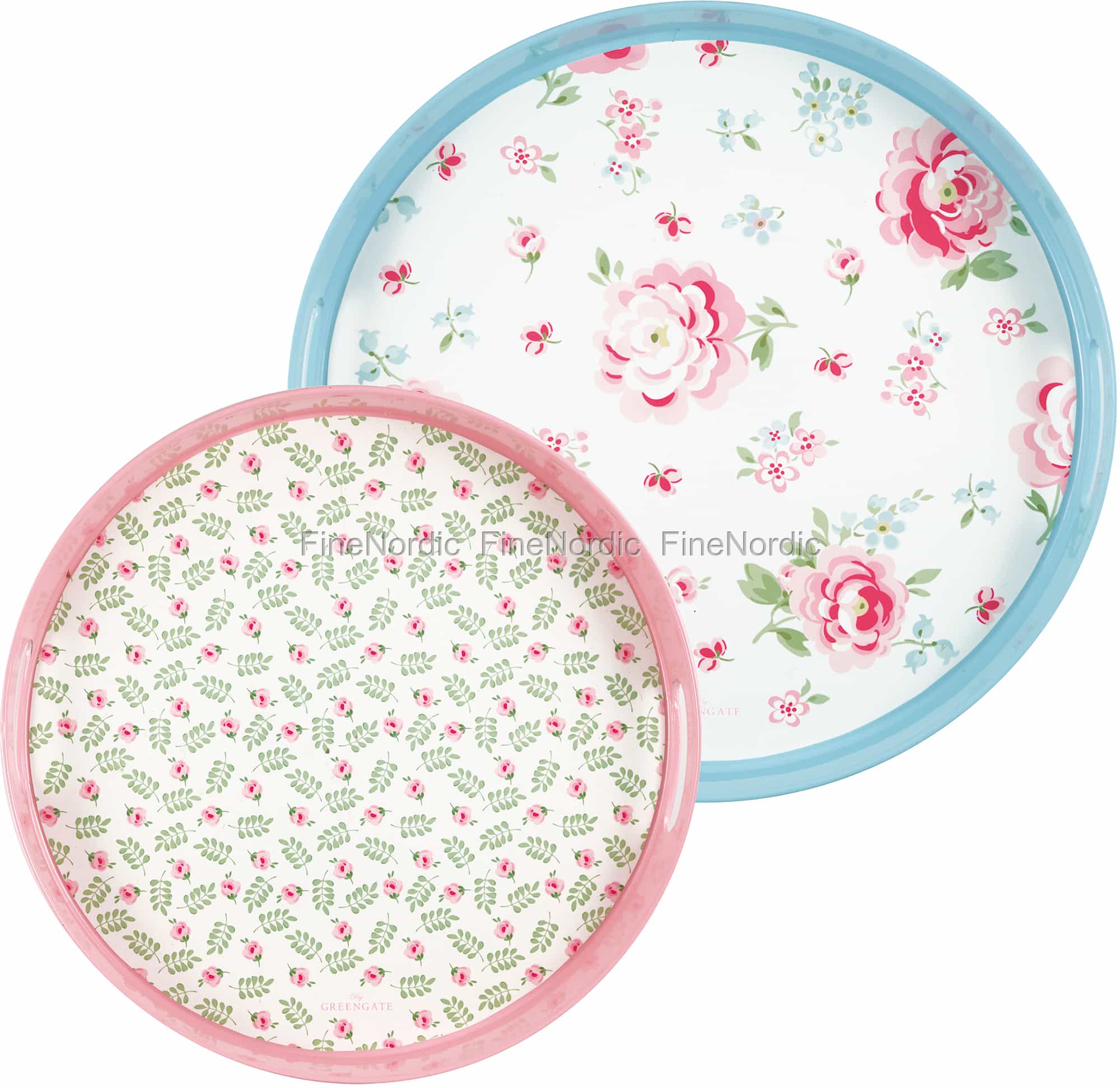 GreenGate Bakke Meryl Mega White Round Sæt med 2 GreenGate Bakke Meryl Mega White Round Sæt med 2
