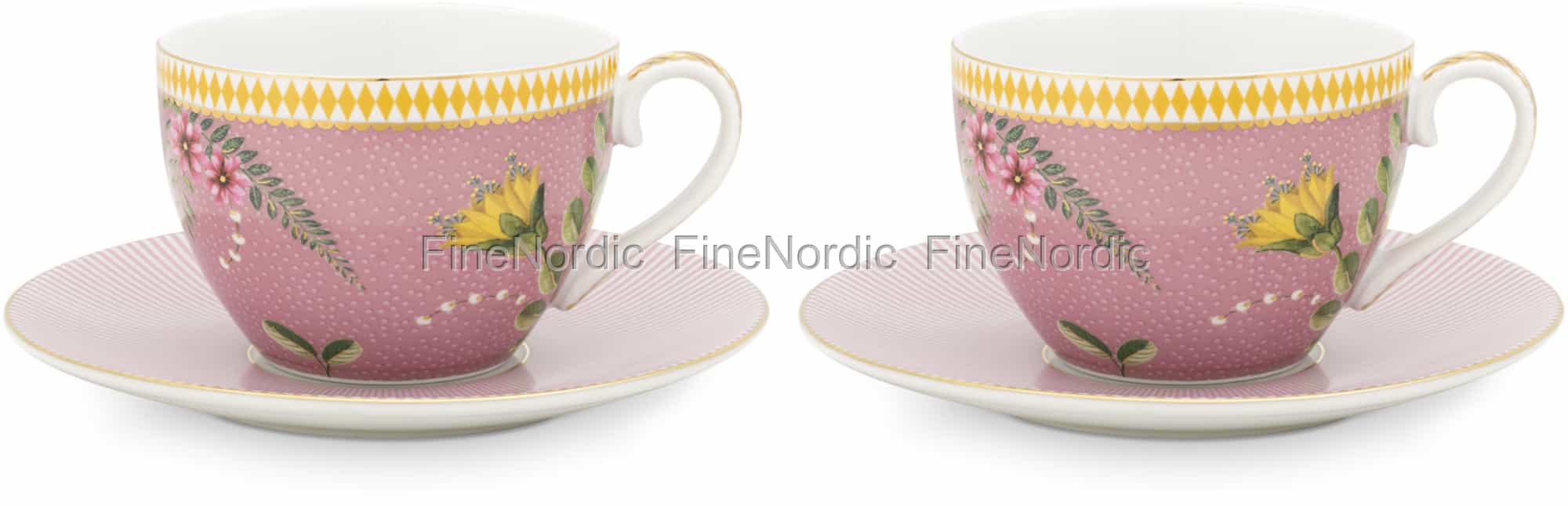 Pip Studio Kopper & Underkopper La Majorelle Sæt med 2 i Gaveæske