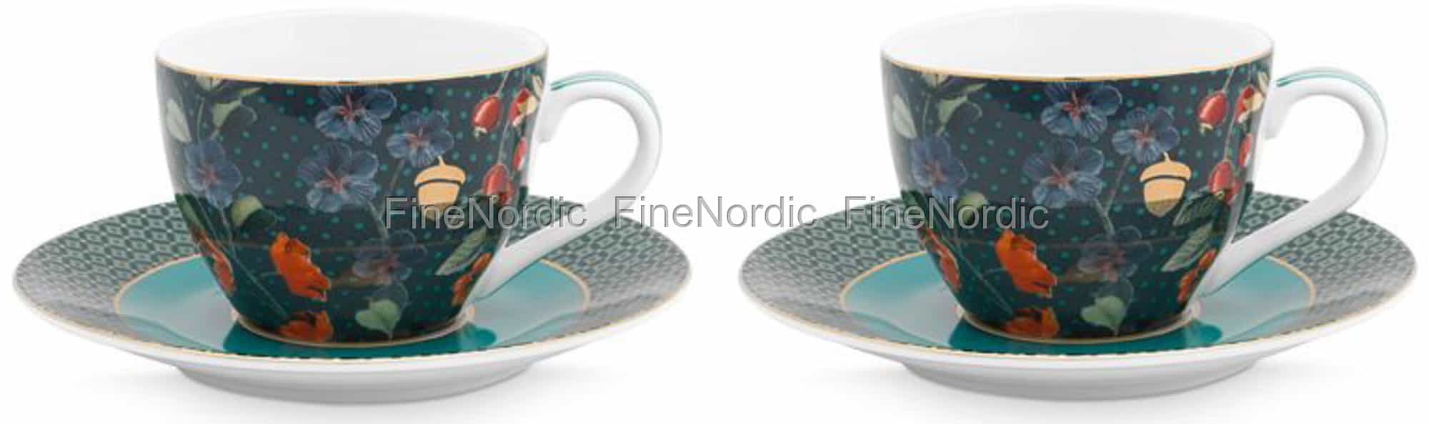 Pip Studio Espresso-kopper & Underkopper Winter Wonderland Overall Dark ...