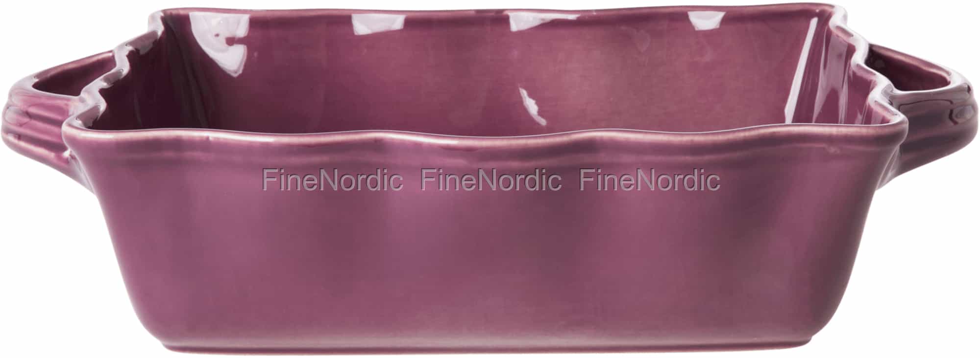 Rice Keramik Ildfast Fad - Lilla - Medium