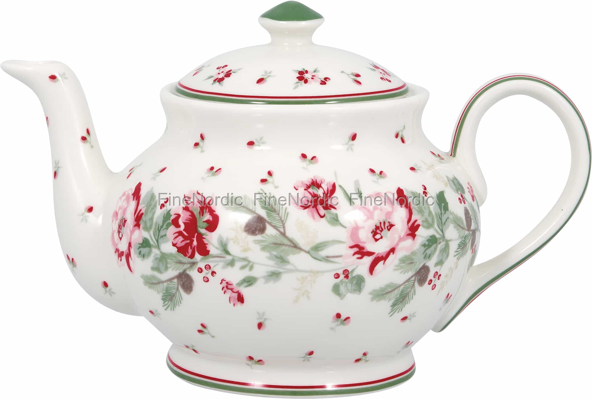 GreenGate Tekande Round Leonora White