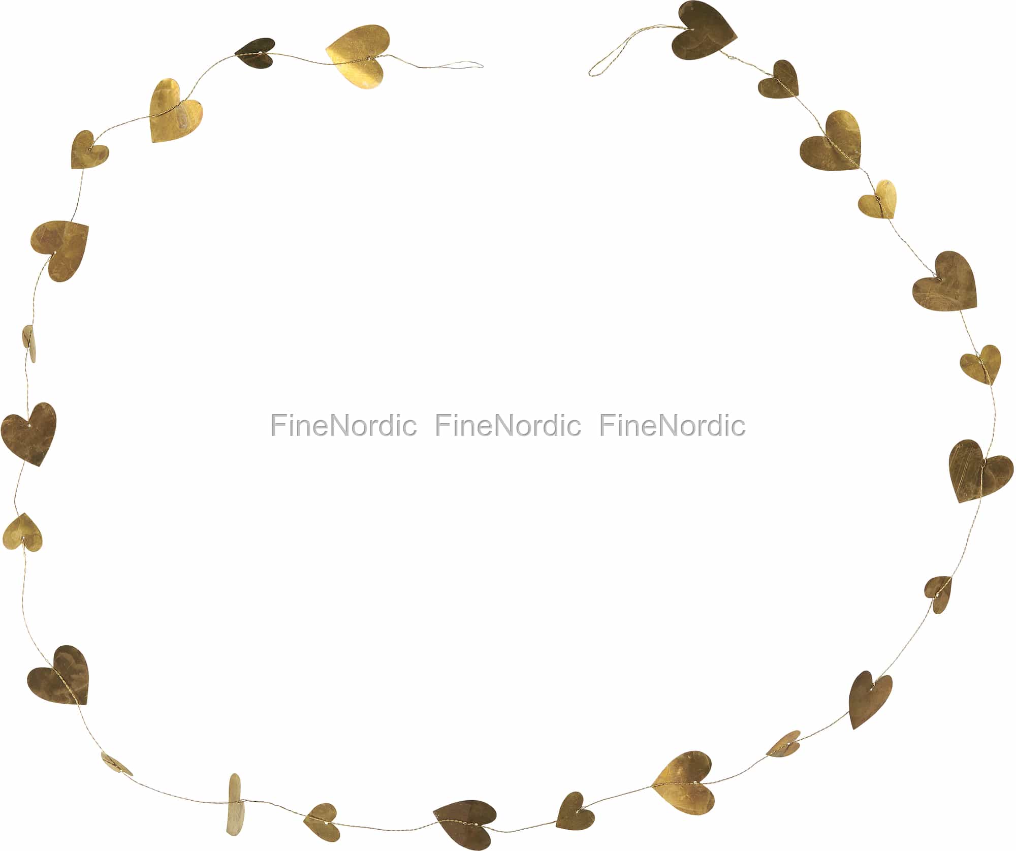 Ib Laursen Ranke med Hjerter Messing