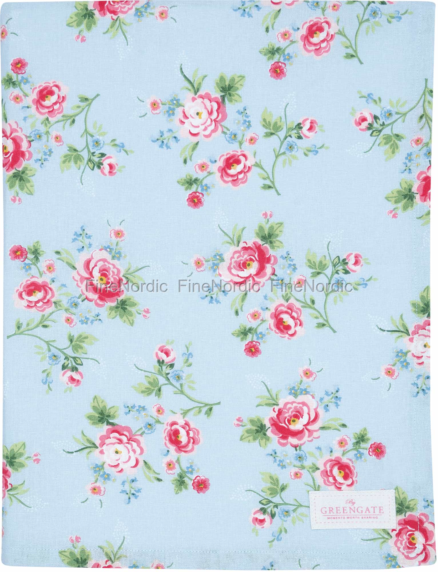 GreenGate Dug Alma Pale Blue 130 x 170 cm