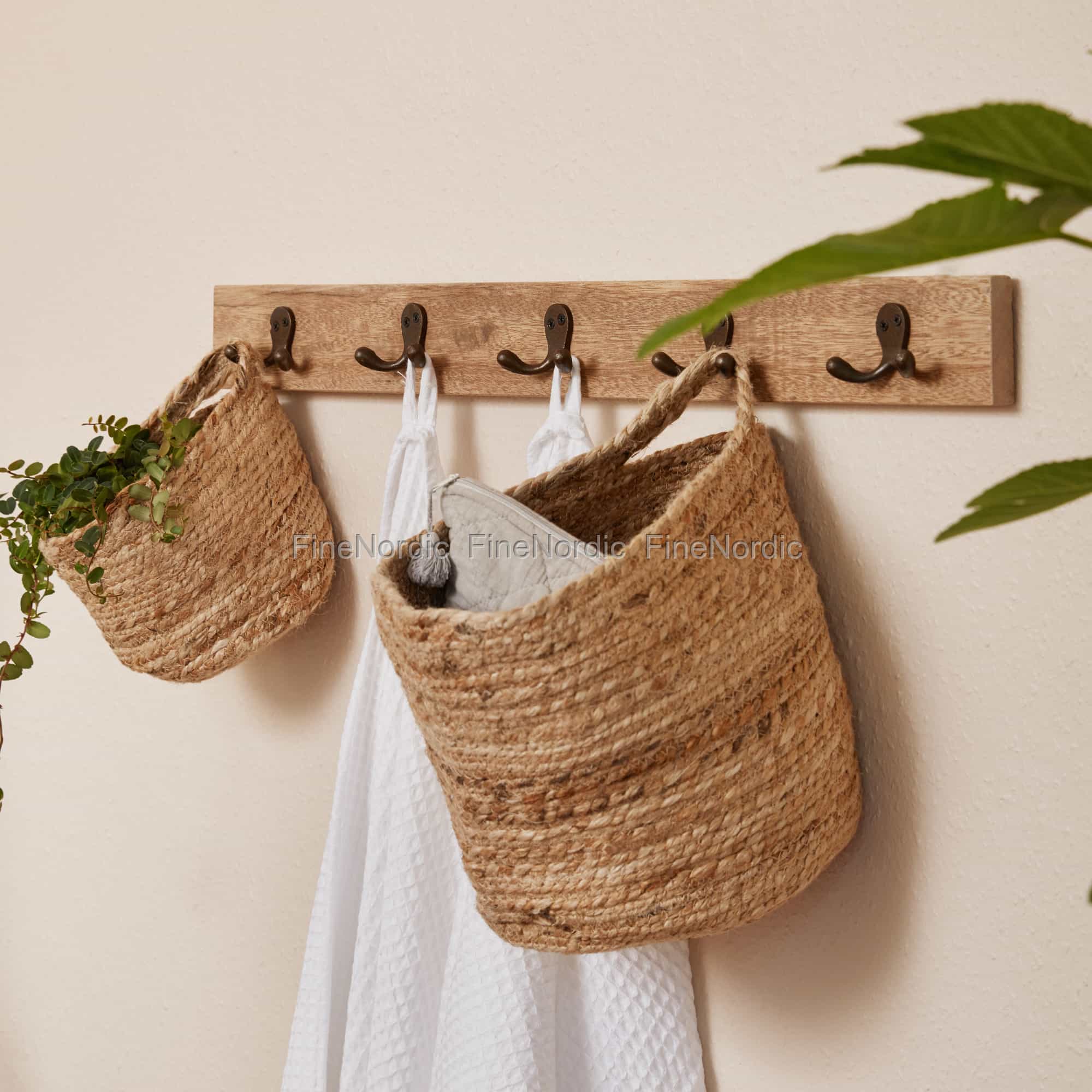 Ib Laursen Knagerække med 5 Dobbeltknager Unika Shaker