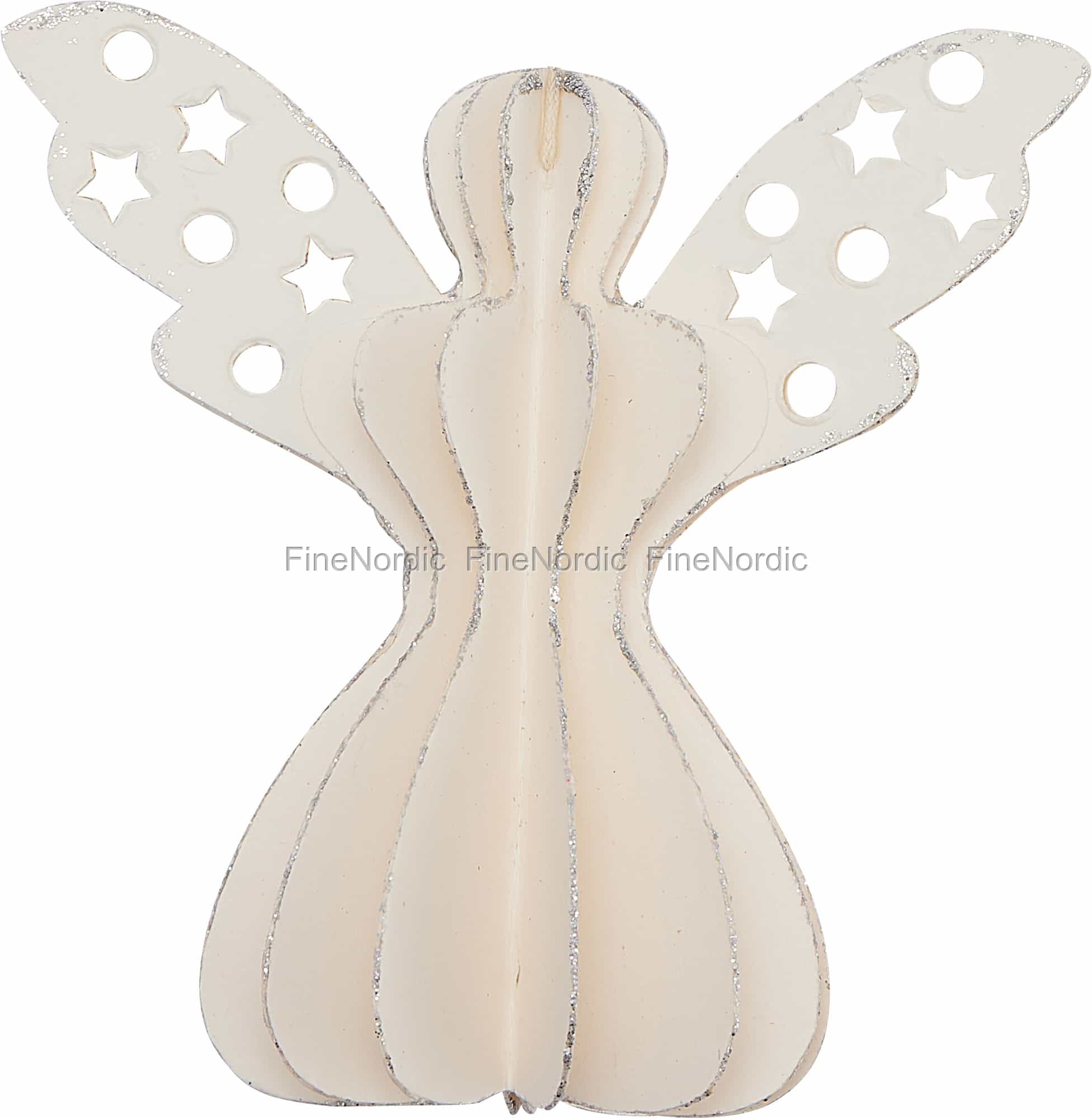 GreenGate Julepynt Engel Hvid Foldbar