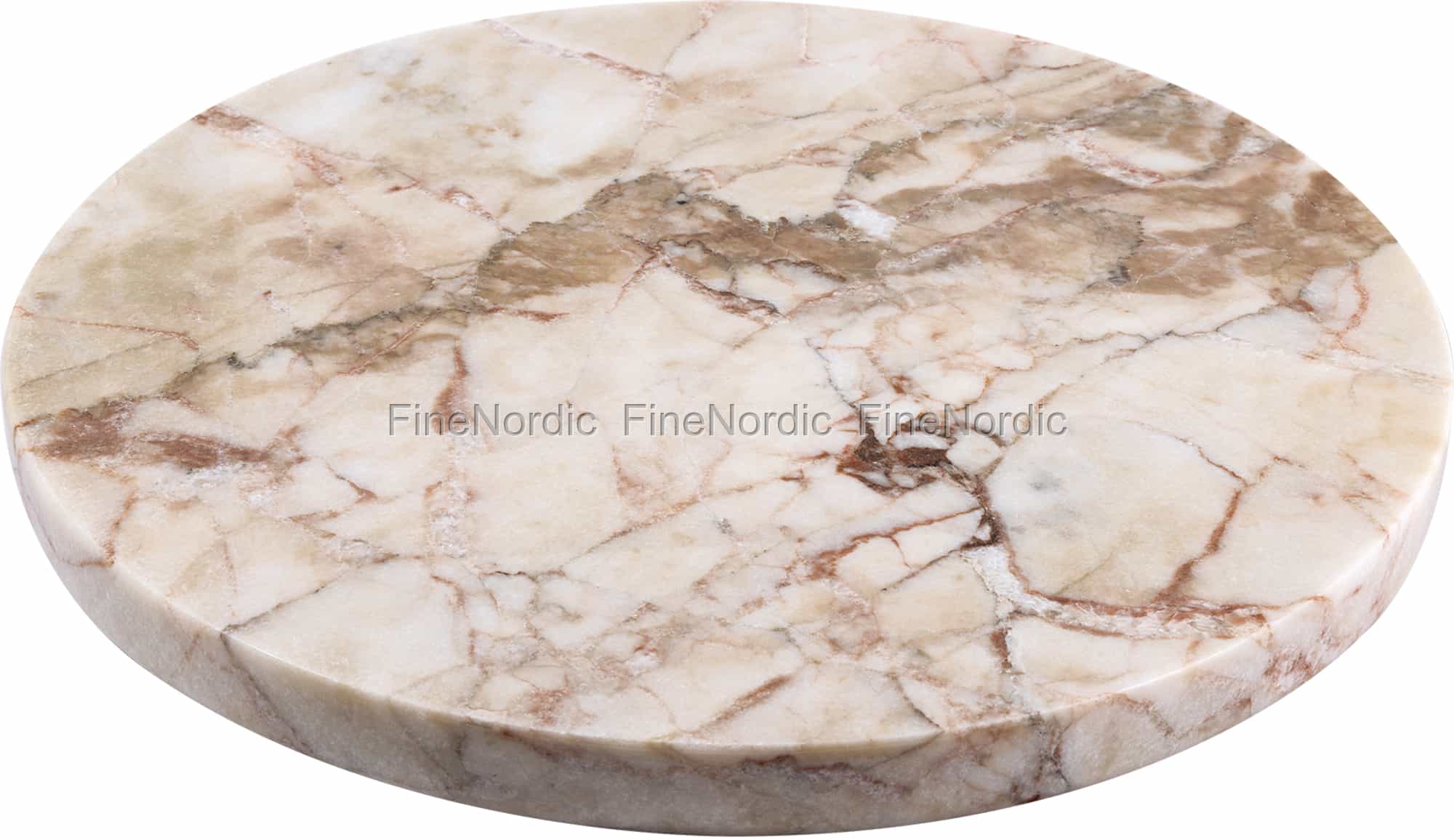 GreenGate Marmor Bræt Beige Round