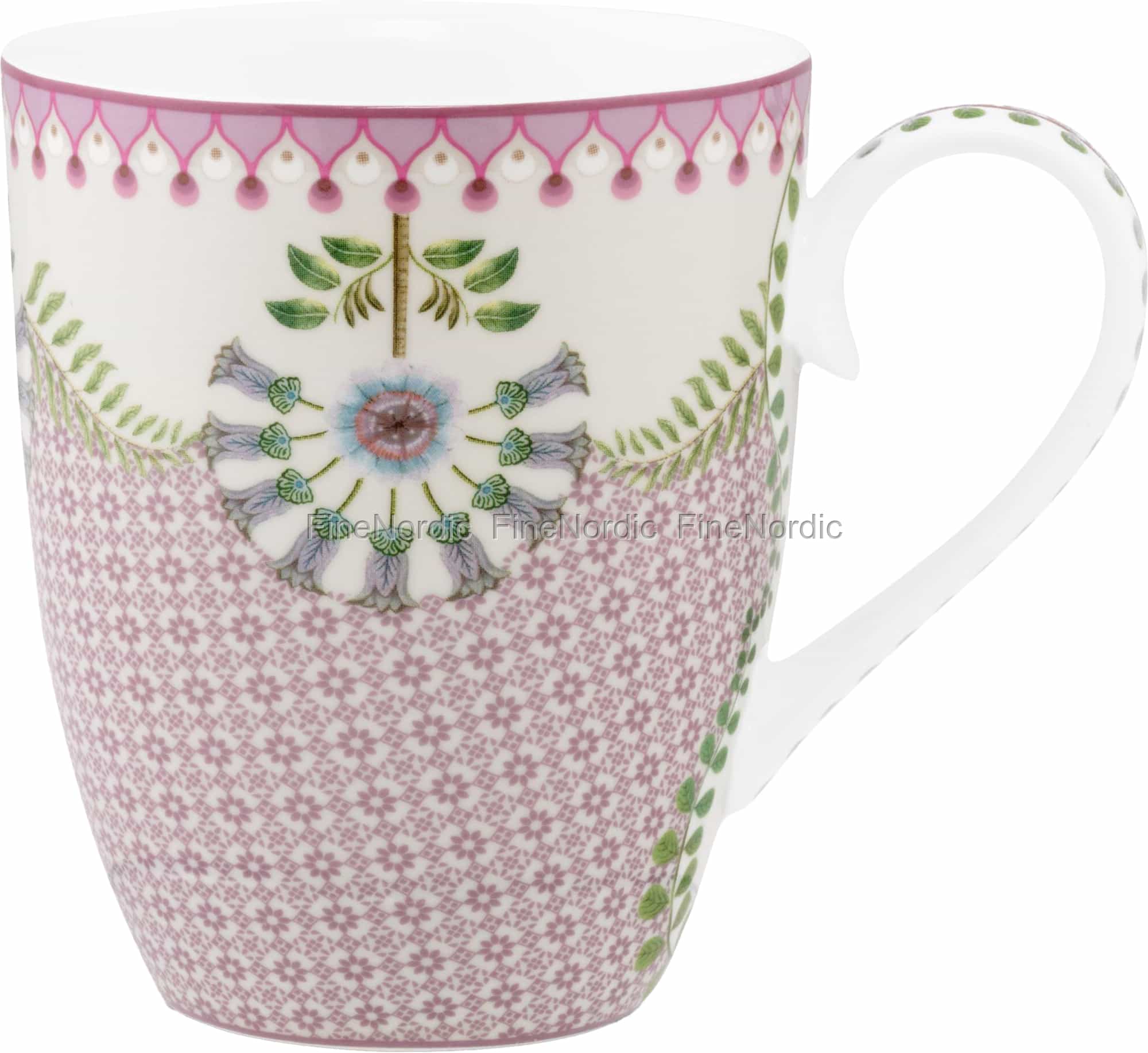 Pip Studio Krus Stor Lily & Lotus Tiles Lilla