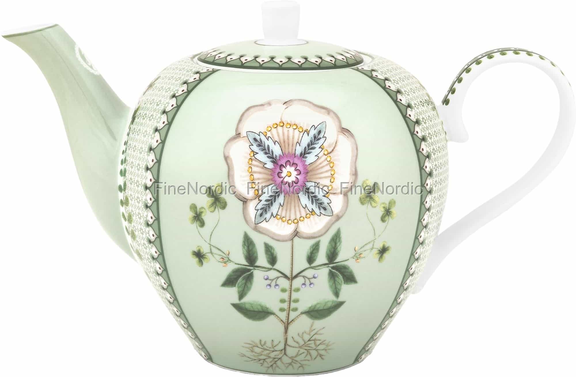 Pip Studio Tekande Lily & Lotus Tiles Lysegrøn 1,6 Liter