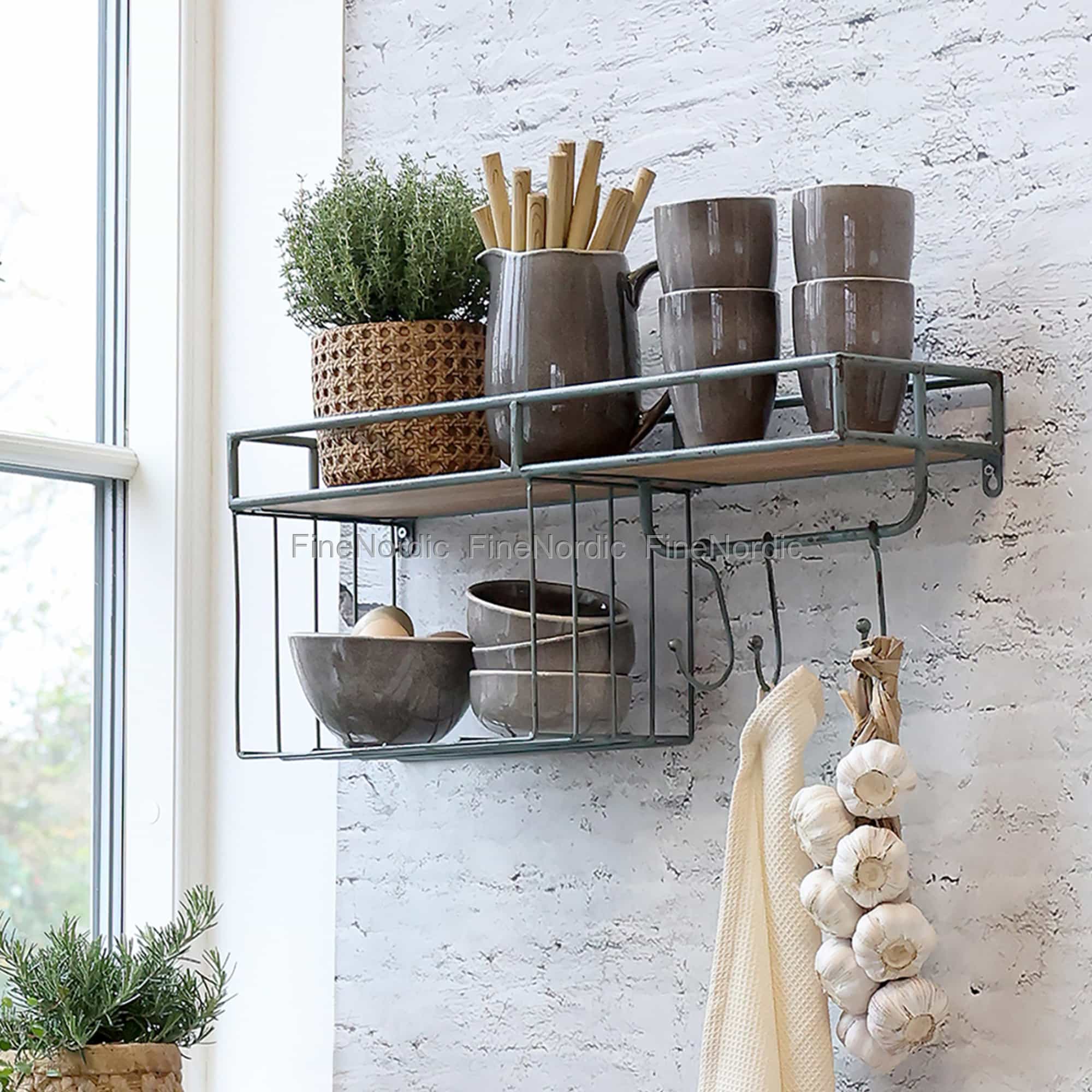 Chic Antique Hylde med Knager Opal