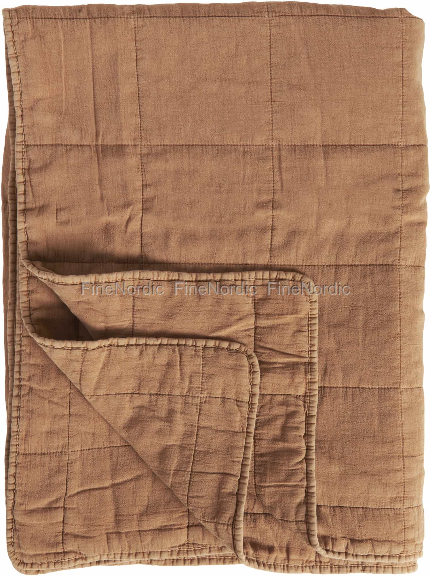 Ib Laursen Klassisk Quilt Cognac 130 x 180 cm
