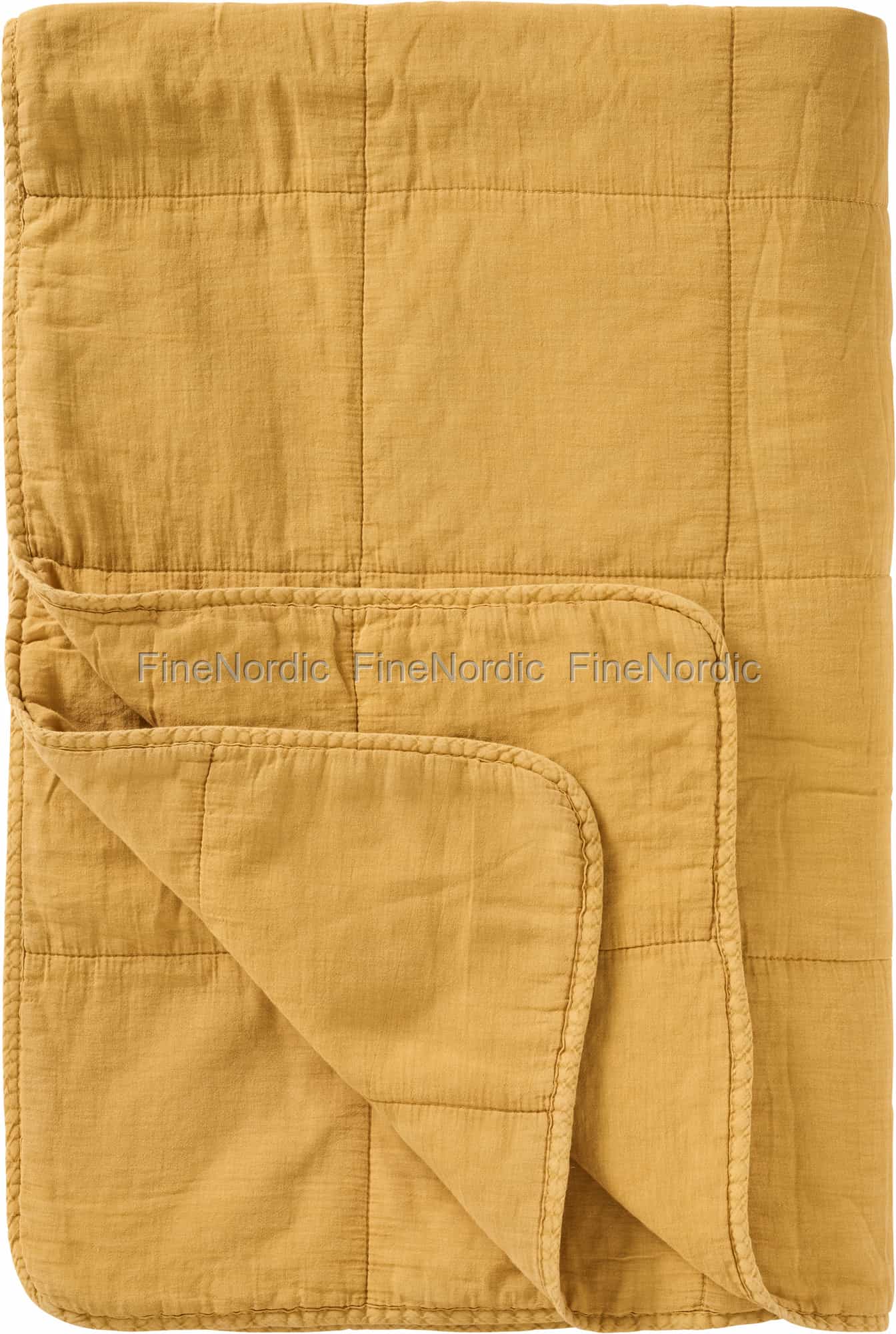 Ib Laursen Vintage Quilt Harvest Yellow 130 x 180 cm