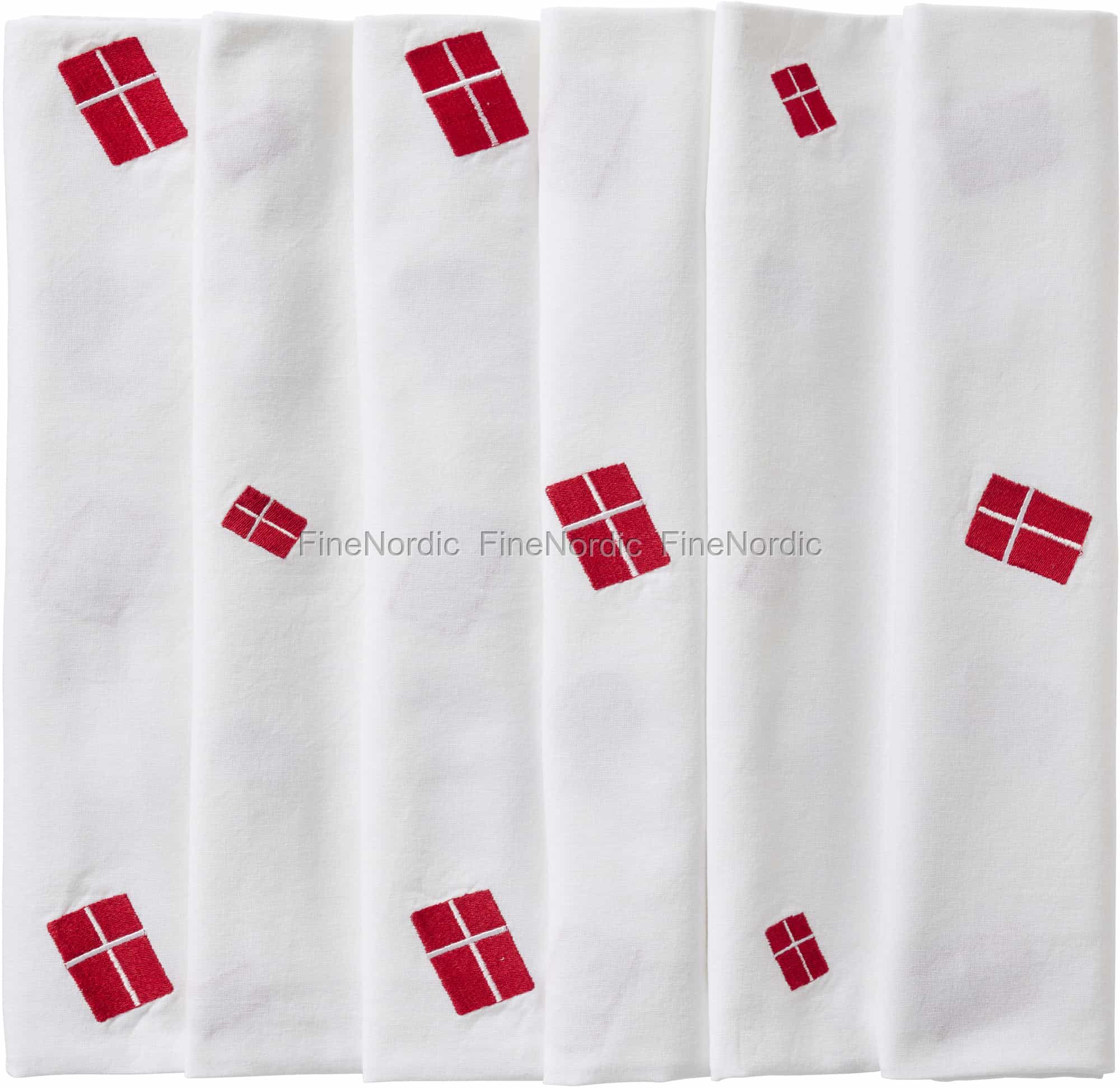 Ib Laursen Dug med Dannebrogsflag | 150x250cm